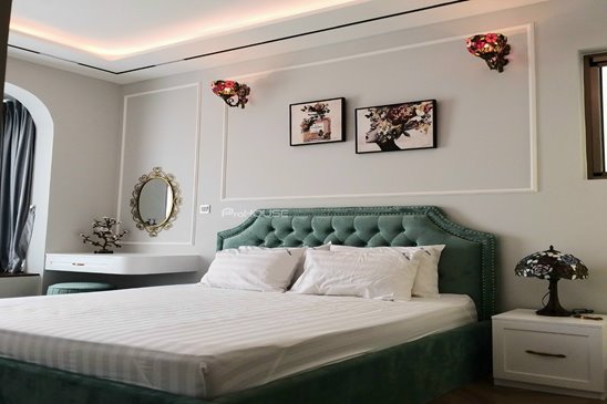 Semi-classical style apartment for rent in Midtown Phu My Hung with ...